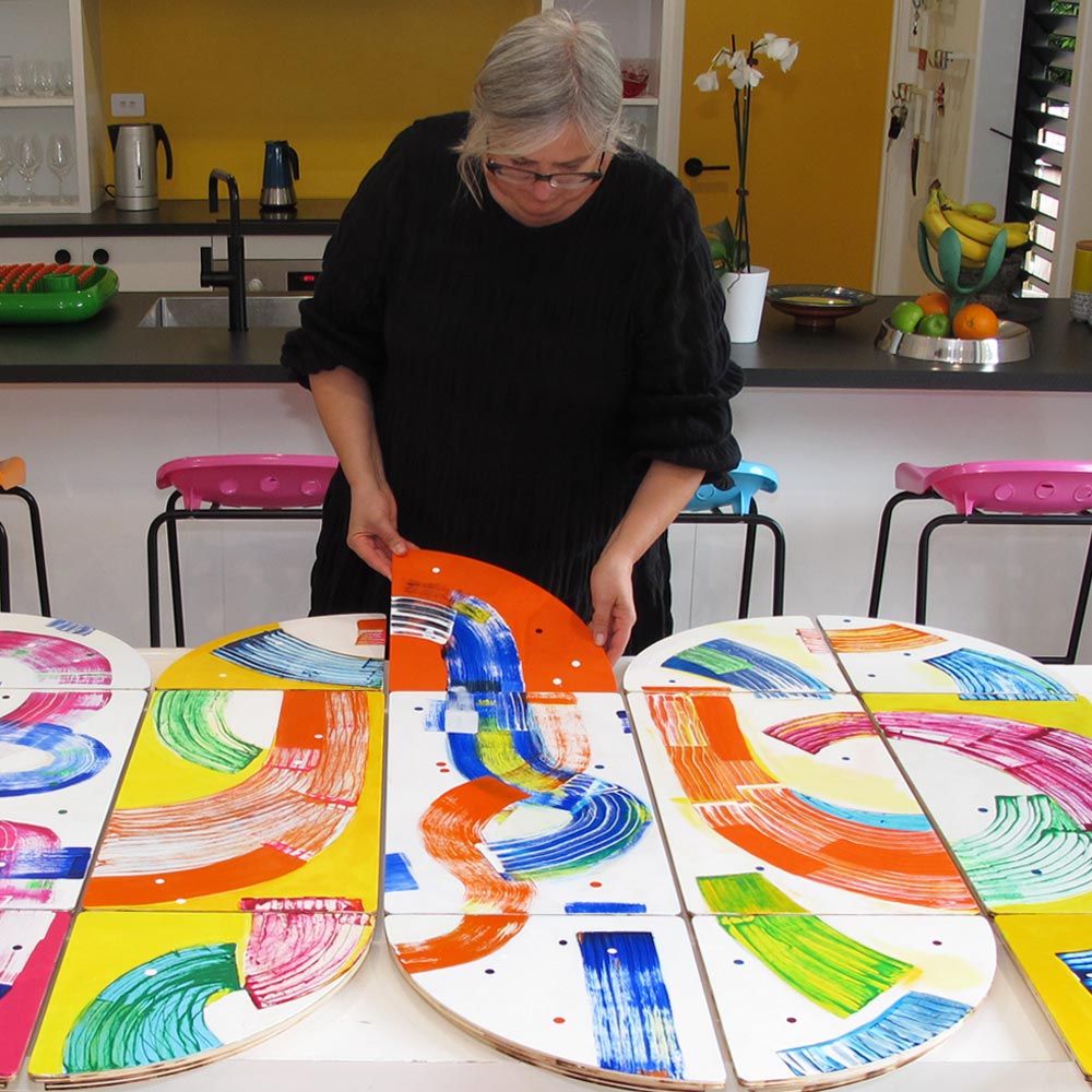 Kirsty Black Studio | NZ Artist Painting Joyful Colourful Abstract Art